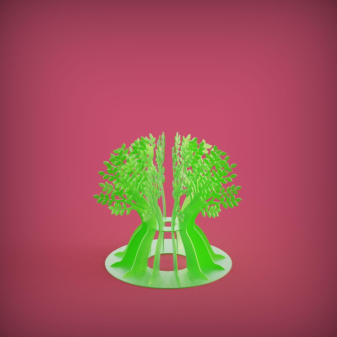 Tree Night Lamp Welding Project Plans Dxf Files, Diy Weld Kit, Welding ...
