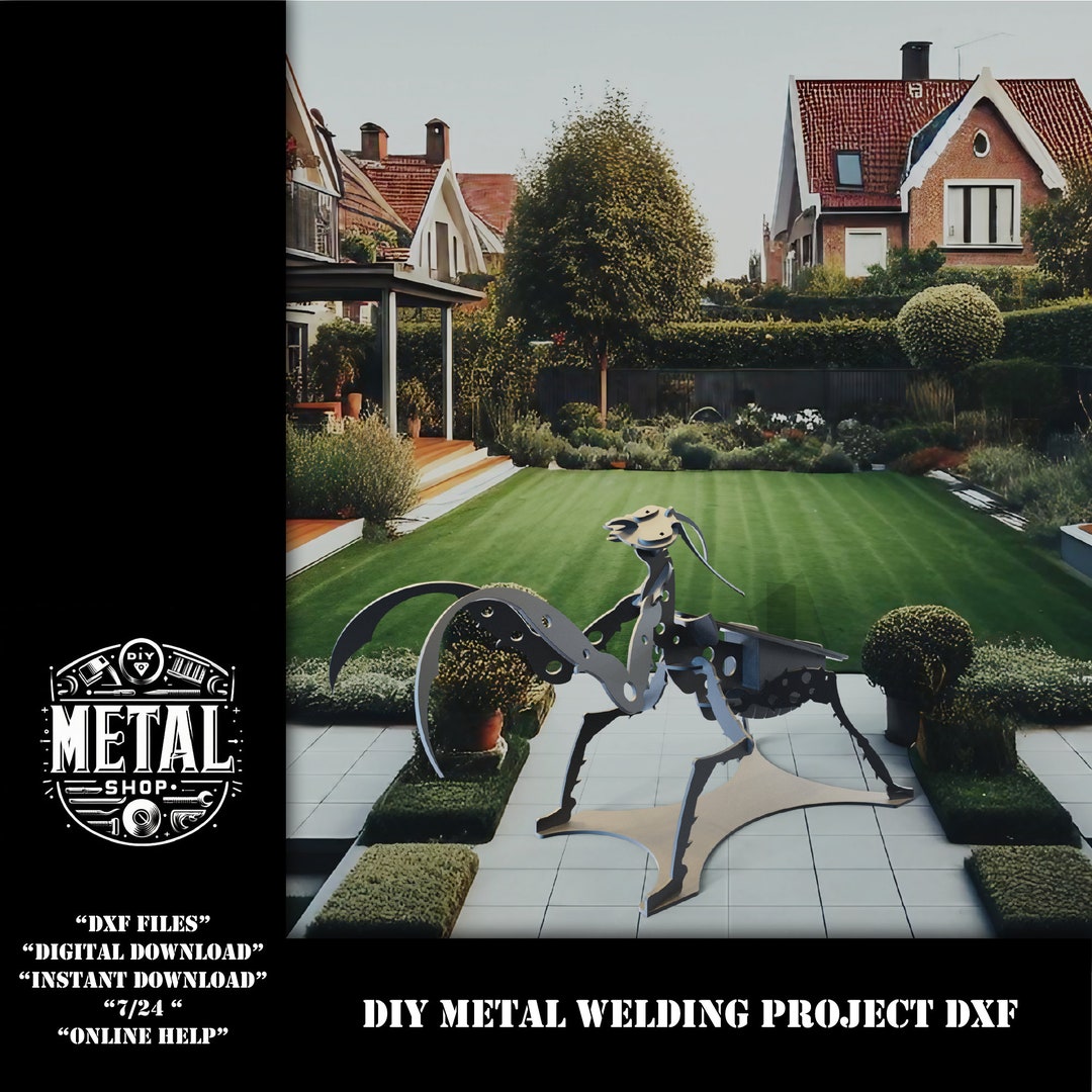 DIY Mantis Decorative Vintage Firepit Project Dxf for Plasma Lasercut ...