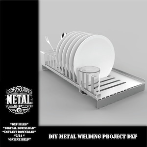 Sheet Metal Kitchen Utensil Tray DXF File: Laser/plasma Cut Plans - Etsy