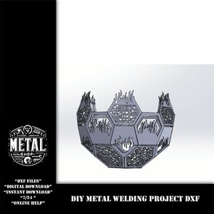 DIY Metal Dodecahedron Firepit Welding Project Plans Dxf for Plasma ...