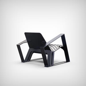 New Type Designer Chair DXF Metal NO Bends!,10mm Thick Steel, Weld Kit ...