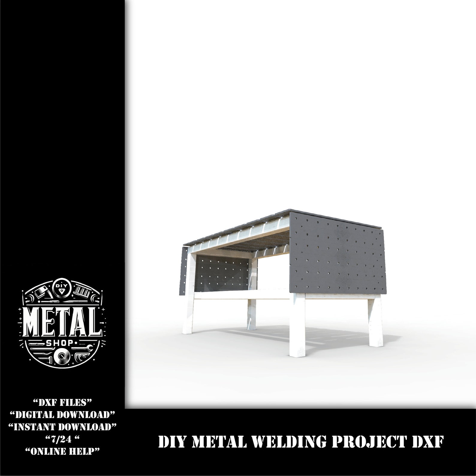 DIY Welding Table DXF Plans , Dxf Files for Plasma, Metal Laser/plasma ...