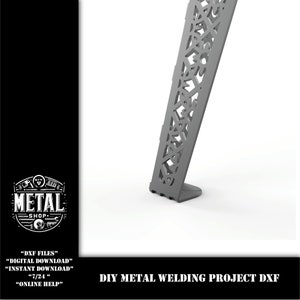 DIY Metal Table Leg Dxf File for Plasma Laser Cnc, Narrow & Wide Type ...