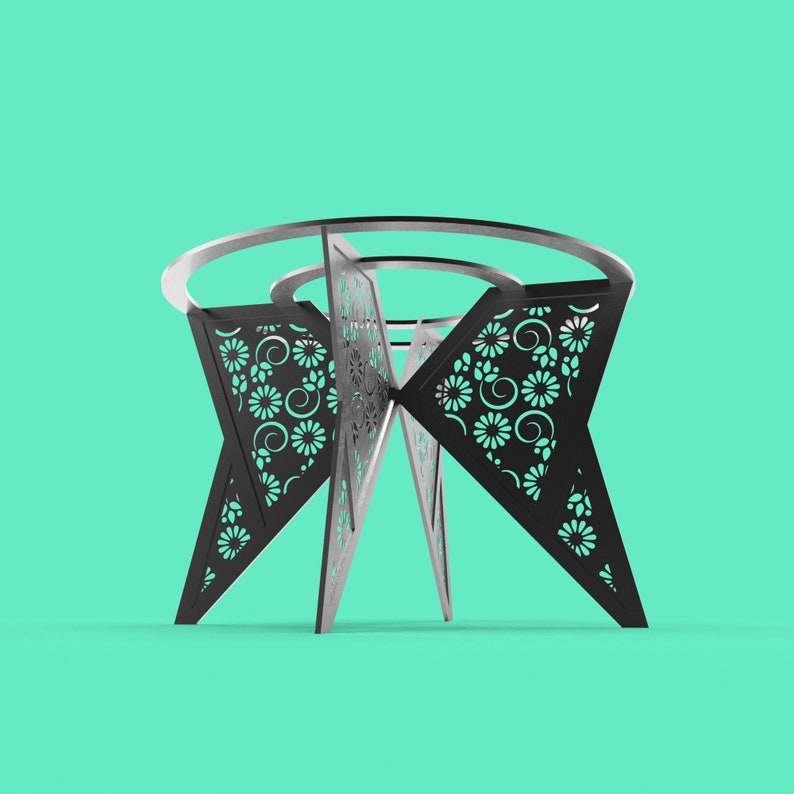 DIY Spider Table Leg Welding Project Dxf Files for Plasma Lasercutting ...