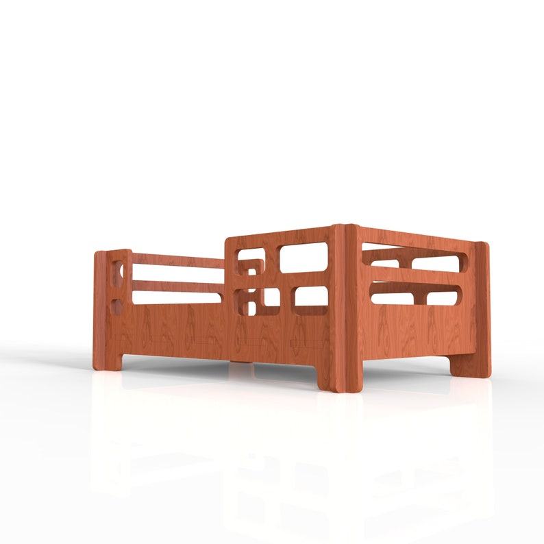 Diy Children Bed Wooden Svg Dxf Files for Router, 1 Inches Wooden ...