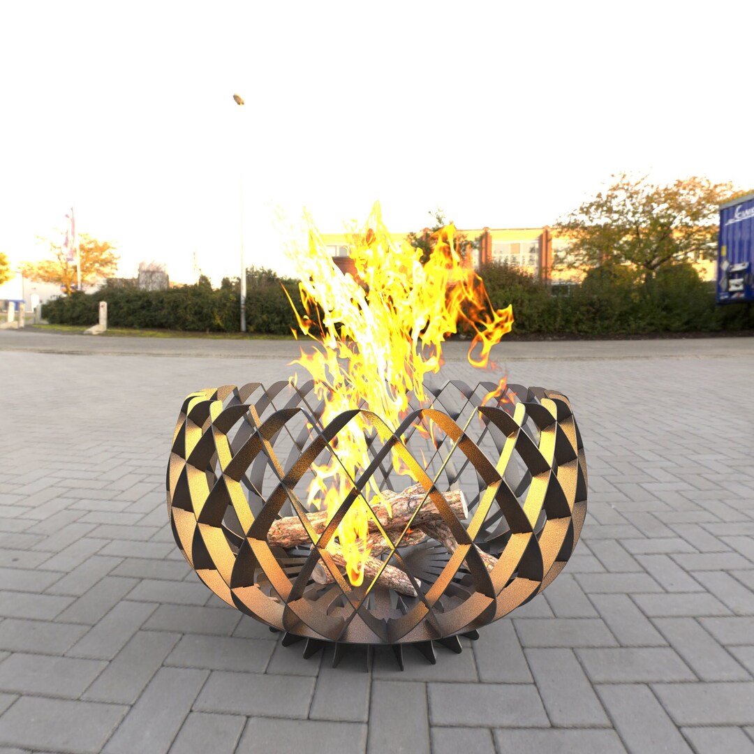 New Original Unique Goblet Firepit Design Lasercut and Plasma Dxf Files ...