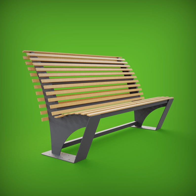 DIY Metal Bench Welding Plans: Garden Bench Project (DXF Files) - Etsy