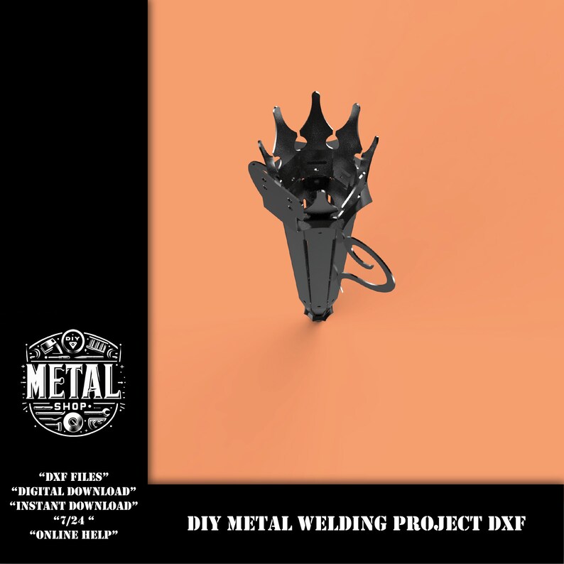 Diy Metal Wall Mount Torch Stand Sconce Dxf Files for Plasma Laser ...