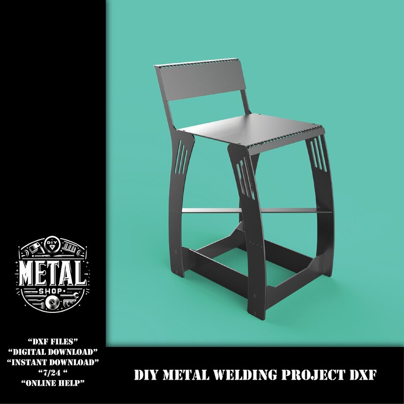 Diy Garden Chair DXF Metal Welding Kit Cut Files for Plasma, Cnc File ...
