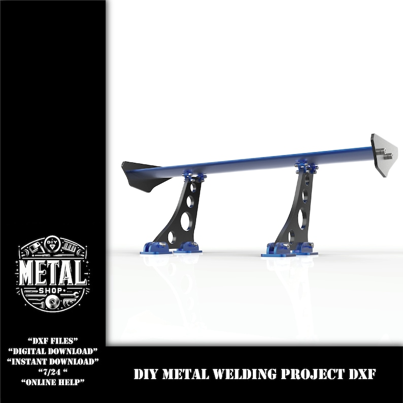 DIY Custom Spoiler Project Dxf Files for Plasma Diy Aluminum - Etsy ...