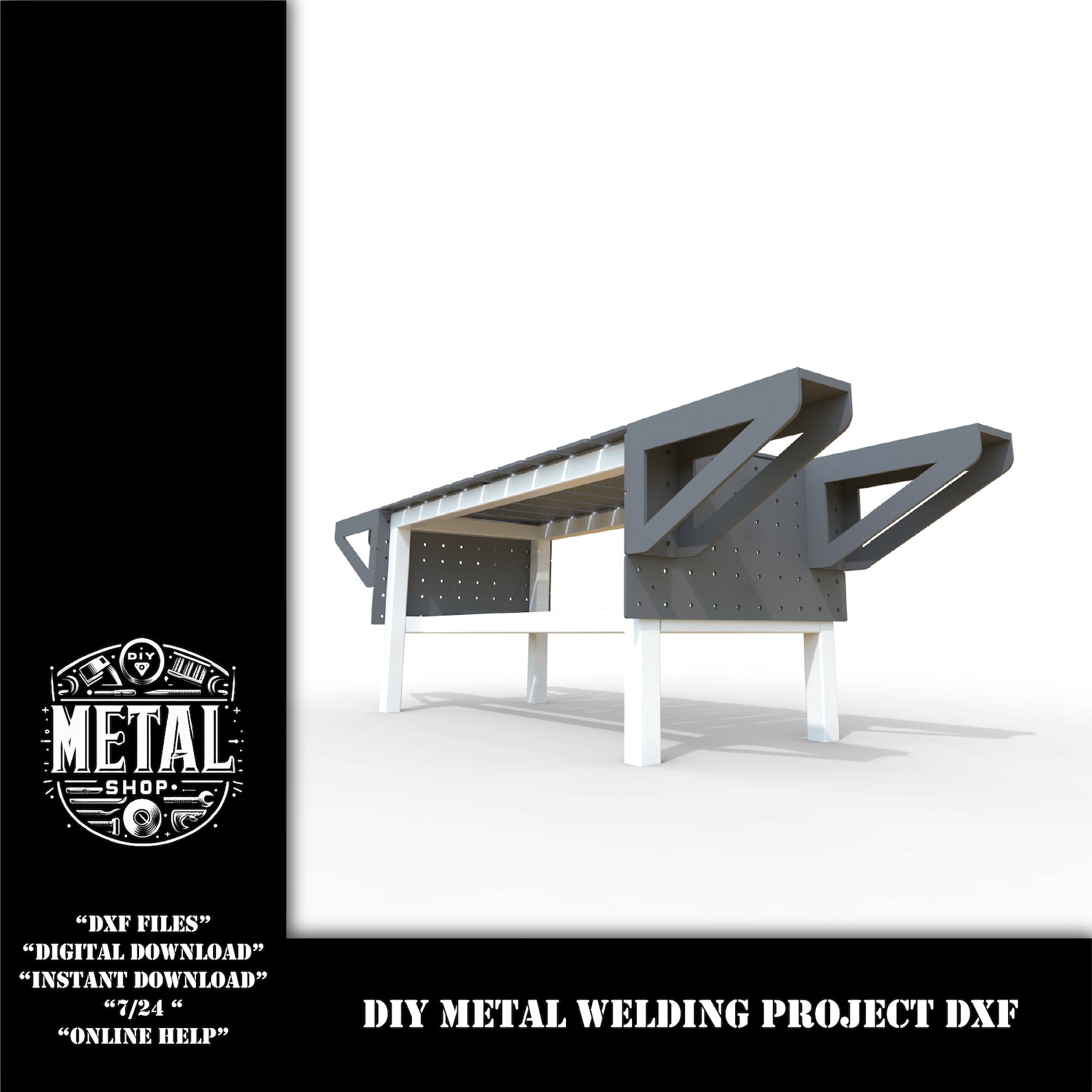 DIY Welding Table DXF Plans , Dxf Files for Plasma, Metal Laser/plasma ...