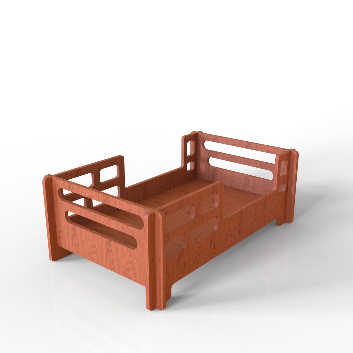 Diy Children Bed Wooden Svg Dxf Files for Router, 1 Inches Wooden ...