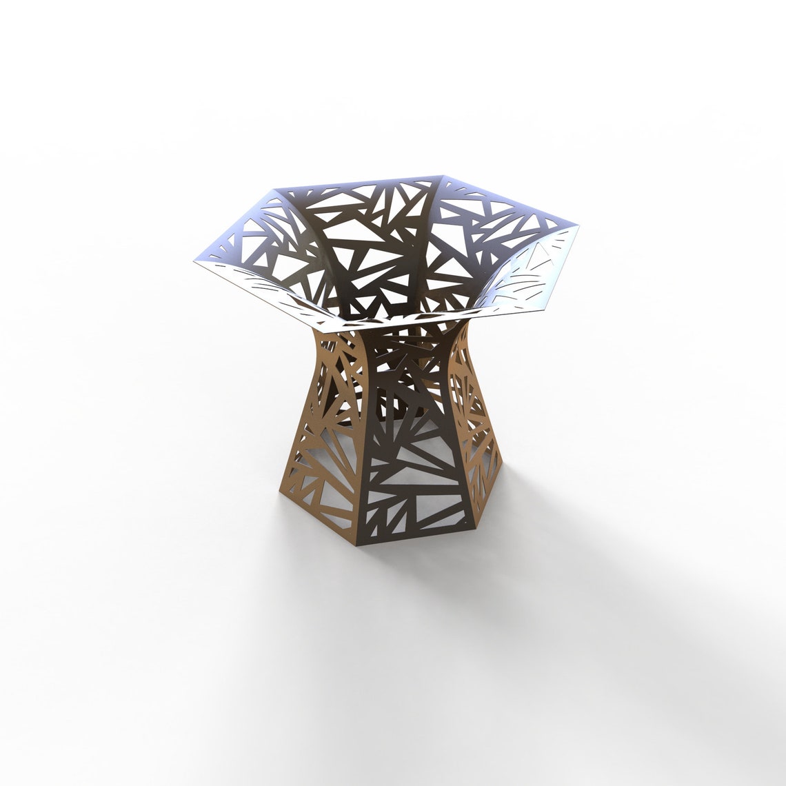 Patterned Table Leg DXF File: CNC Laser Cut Template - Etsy Canada