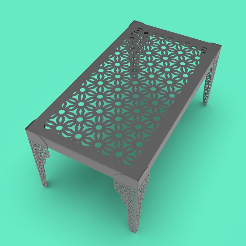 Sheet Metal Coffee Table Welding Project Dxf Files for Plasma ...