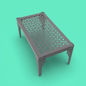 Sheet Metal Coffee Table Welding Project: Laser Cut DXF File (2mm) - Etsy