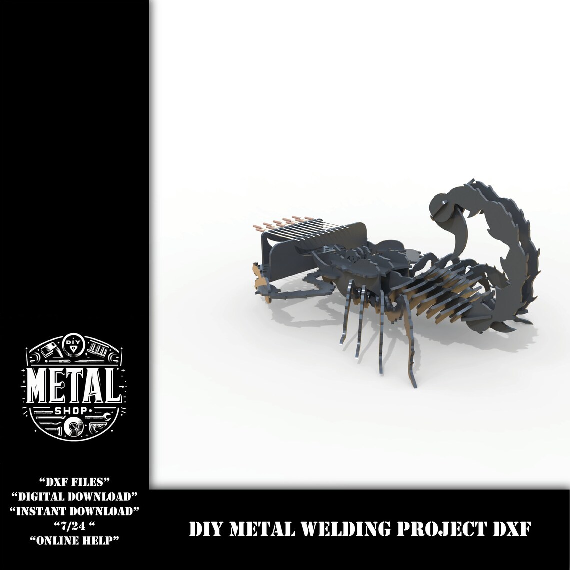 DIY Scorpion Decorative Vintage Firepit Project Dxf for Plasma Lasercut ...