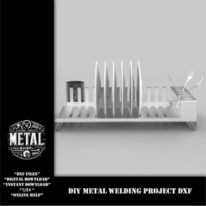 Sheet Metal Kitchen Utensil Tray DXF File: Laser/plasma Cut Plans - Etsy