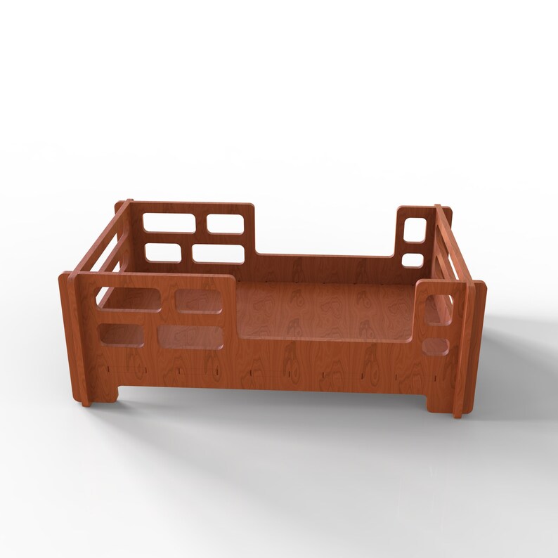 Diy Children Bed Wooden Svg Dxf Files for Router, 1 Inches Wooden ...