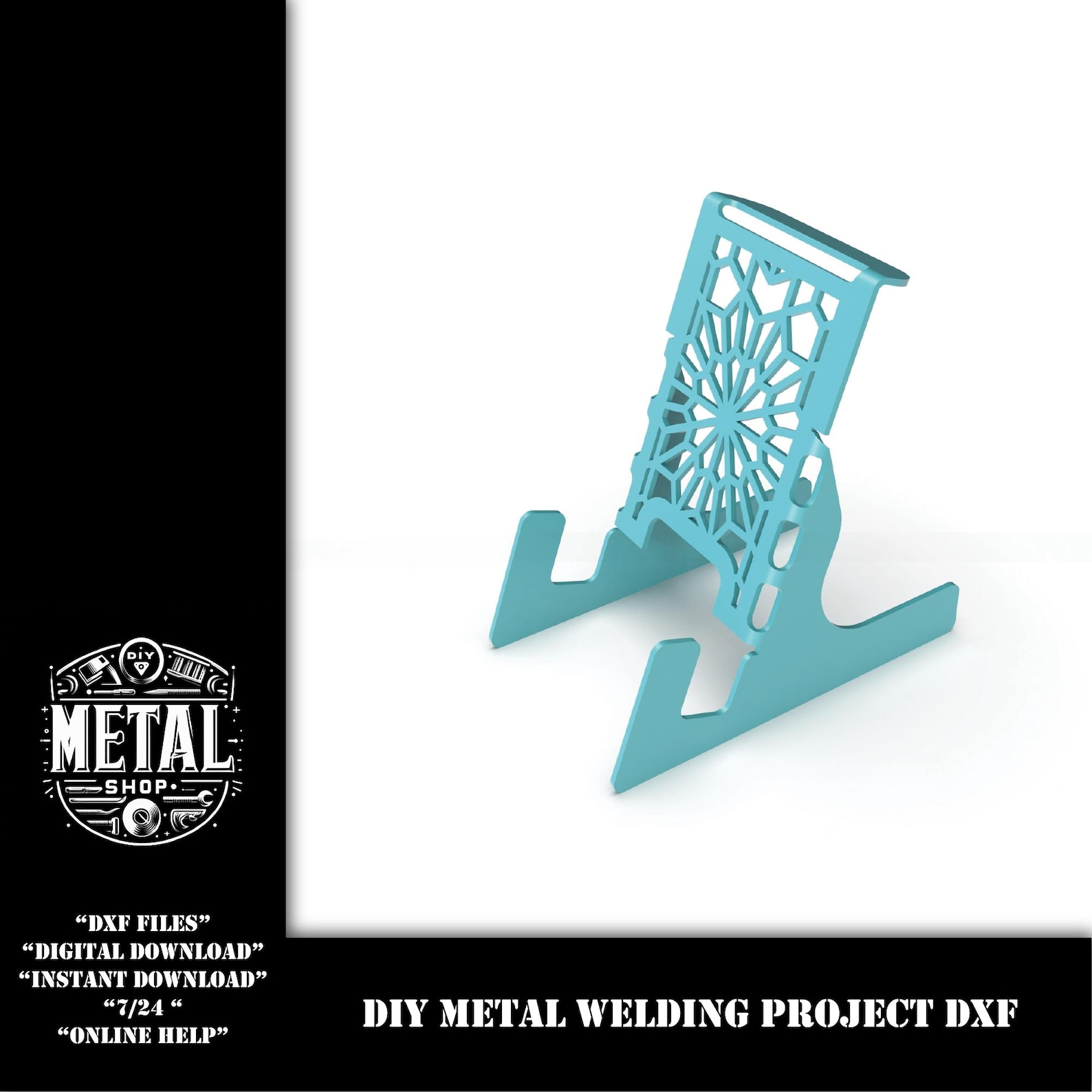 V2 Basic Bend Multi Phone Tablet Stand DXF, Charging Dock With Magnetic ...