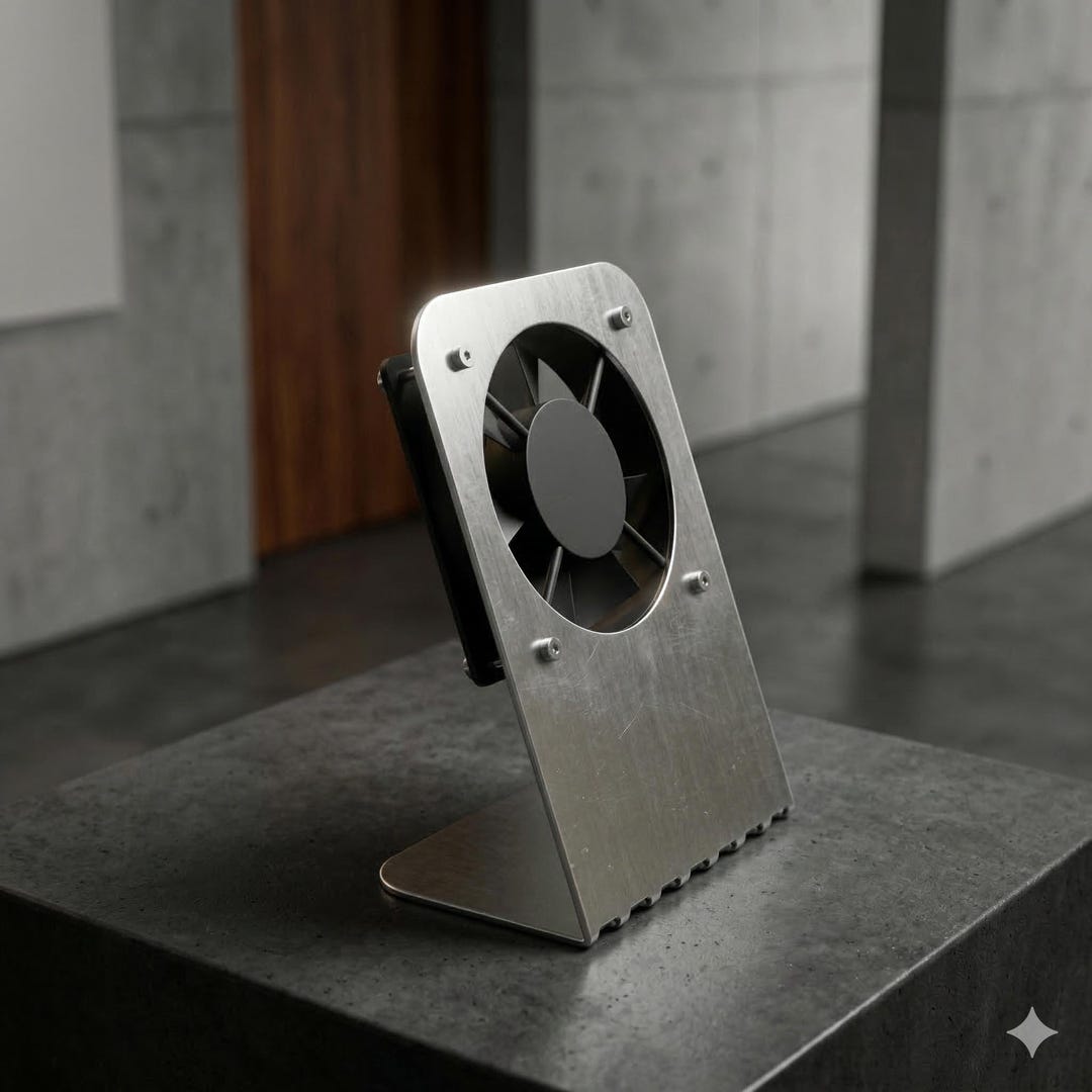 Metal PC Fan Stand DXF File: 120mm Fan Dock, CNC Laser Plasma Cut - Etsy