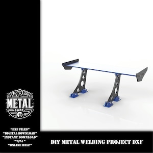 DIY Aluminum Spoiler Welding Kit DXF Plans (digital Download) - Etsy