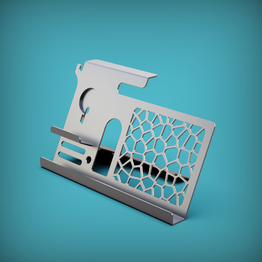 DIY Metal Phone Tablet Stand DXF Files: Charging Dock Design (digital ...