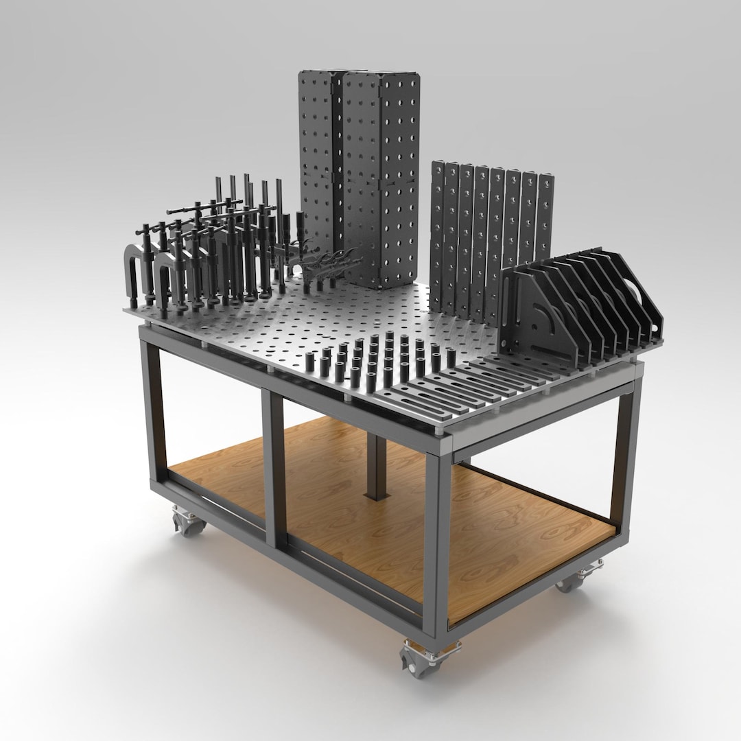 Small DIY Welding Table DXF Plans: Metal Laser/plasma Cut Templates - Etsy