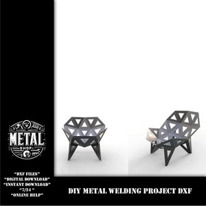 DIY Metal Chair DXF File: CNC Plasma Cut Plans (digital Download) - Etsy