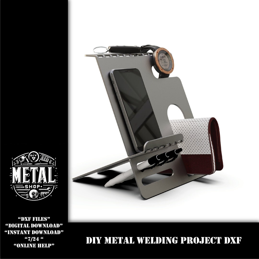 DIY Metal Phone Stand DXF: Laser/plasma CNC Cut File - Etsy
