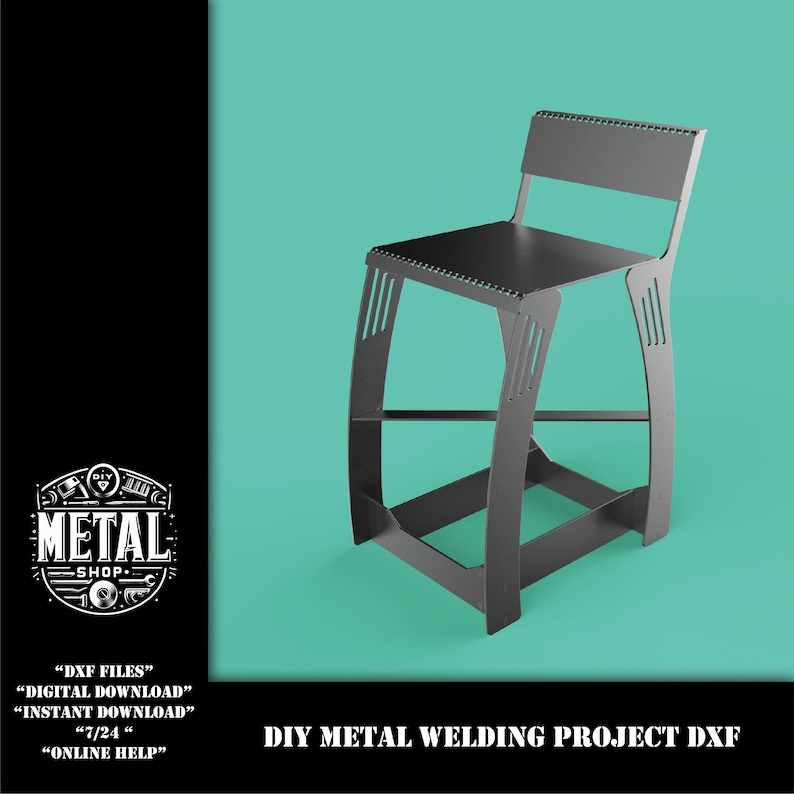 Diy Garden Chair DXF Metal Welding Kit Cut Files for Plasma, Cnc File ...