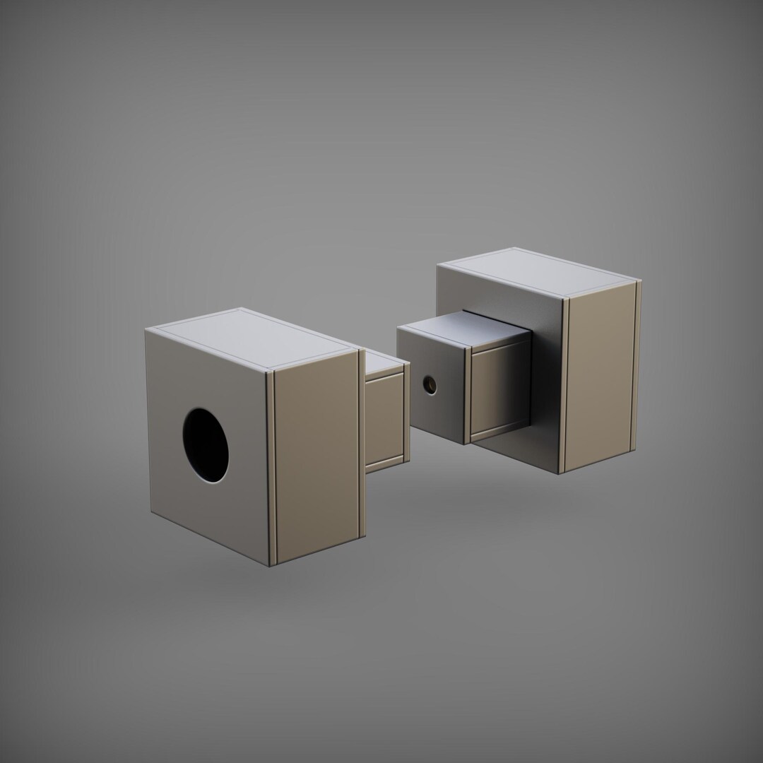 Diy Welding Project Square Classic Door Knob Dxf Files for Plasma Laser ...