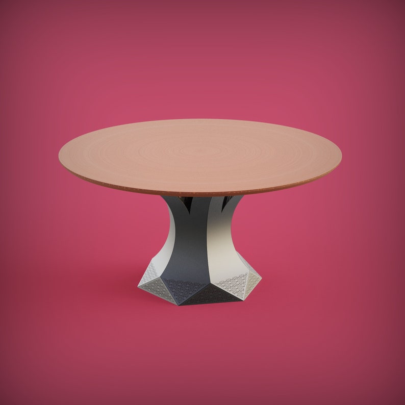 DIY Tree Metal Table Base DXF File: Welding Project, 2mm Steel (digital ...