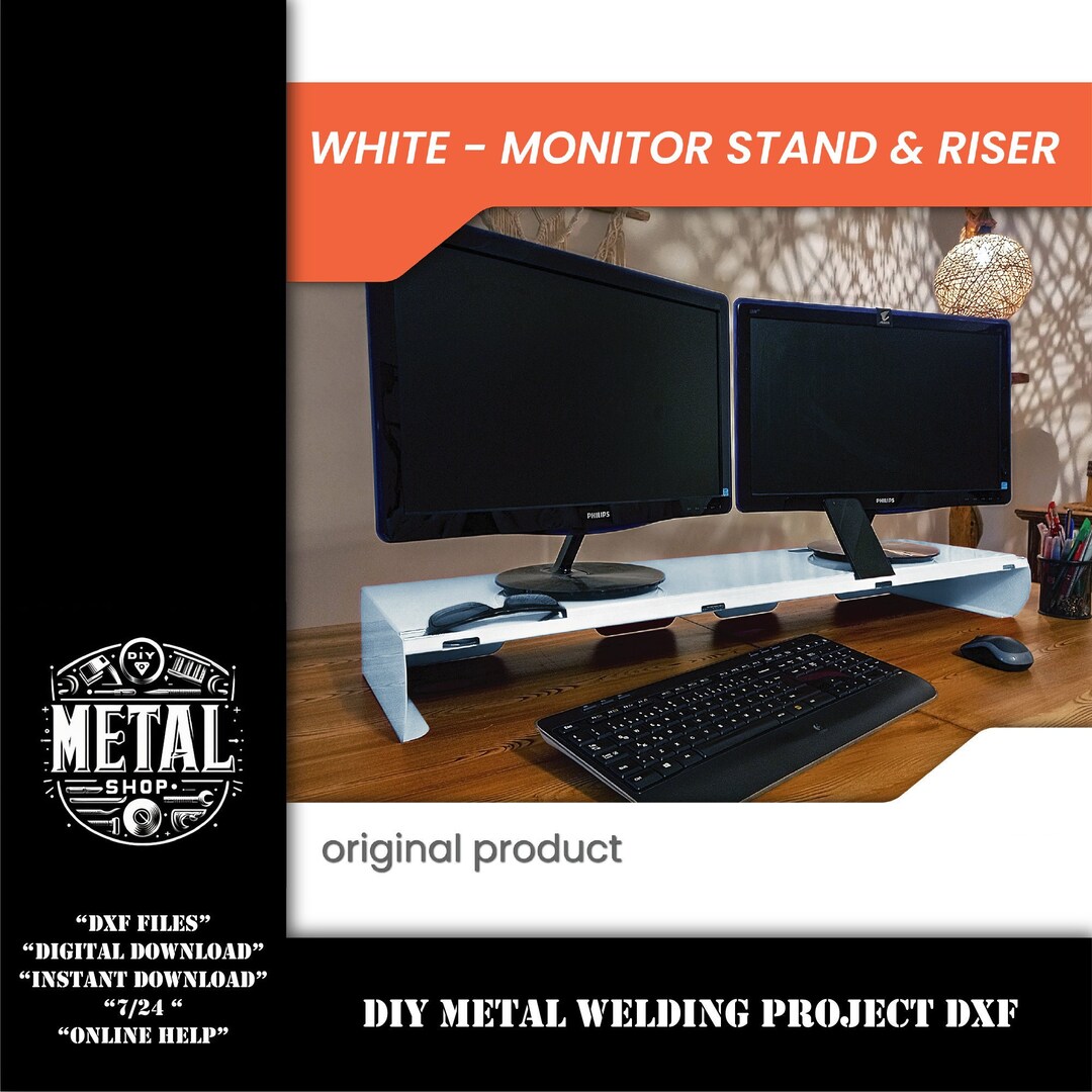 Diy Sheet Metal Monitor Stand Dxf Files, Metal Welding Project DXF ...
