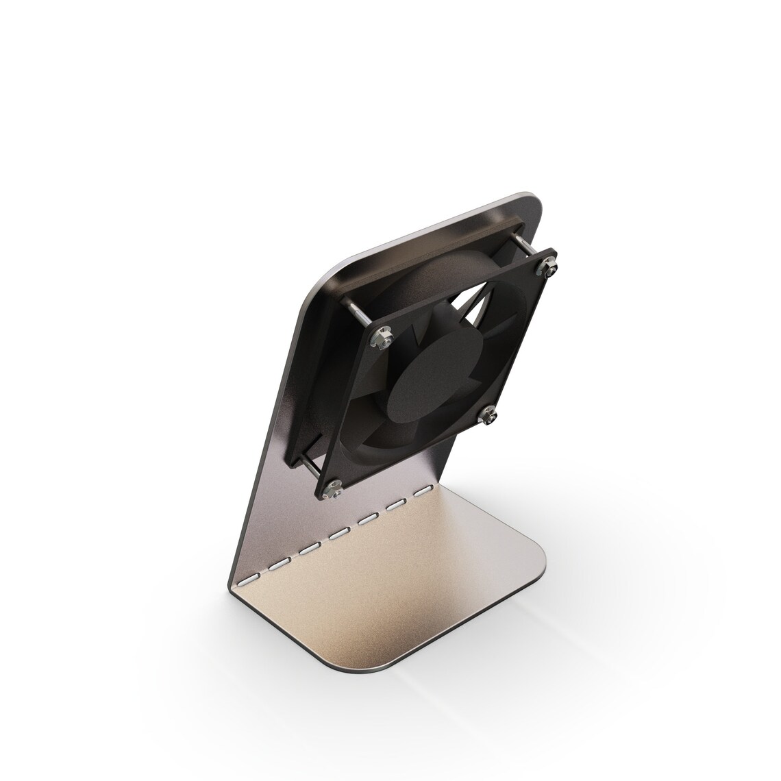 Metal PC Fan Stand DXF File: 120mm Fan Dock, CNC Laser Plasma Cut - Etsy