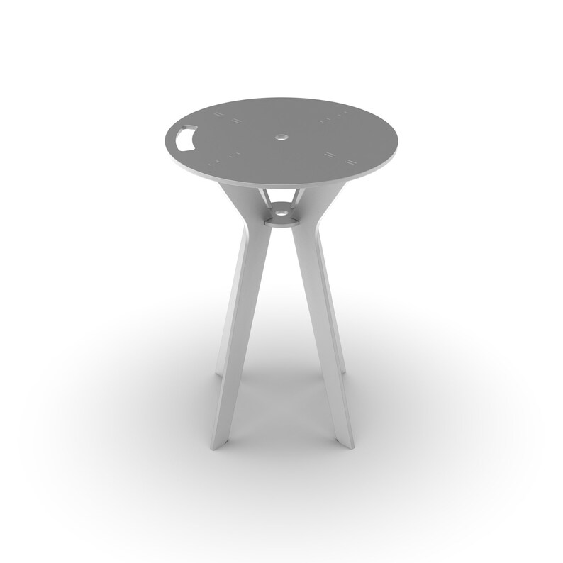 Basic Bar Stool Welding Project Plans Dxf File for Plasma, Diy Weld Kit ...