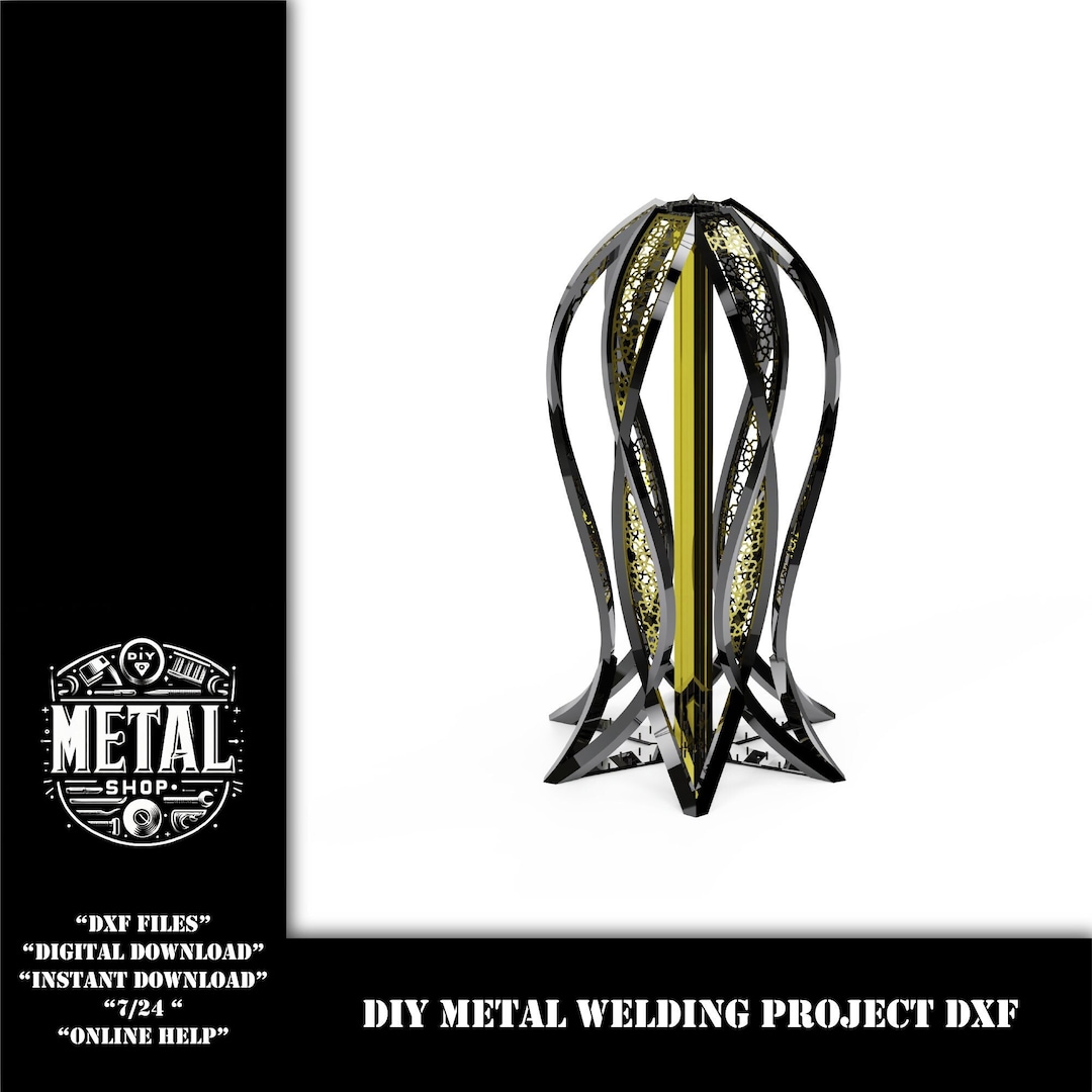 DIY Metal Sculpture Welding Project Plans: DXF, .STEP (digital Download ...