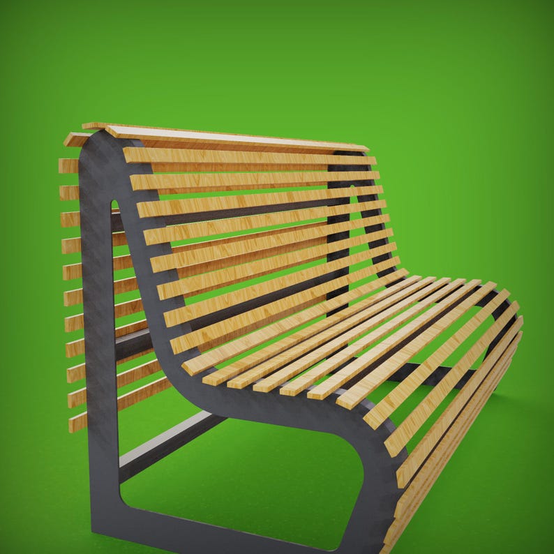 DIY Metal Bench Welding Project Plans, DXF Files - Etsy