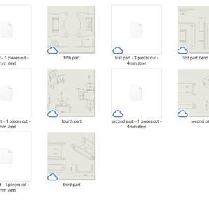 Wall Mount Monitor Arm DXF Files: Metal Laser Plasma CNC Cut (digital ...