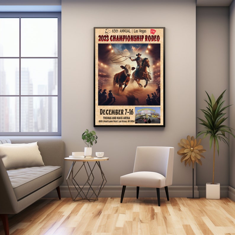 2023 RODEO Championship Poster 20x30 CALF - Etsy