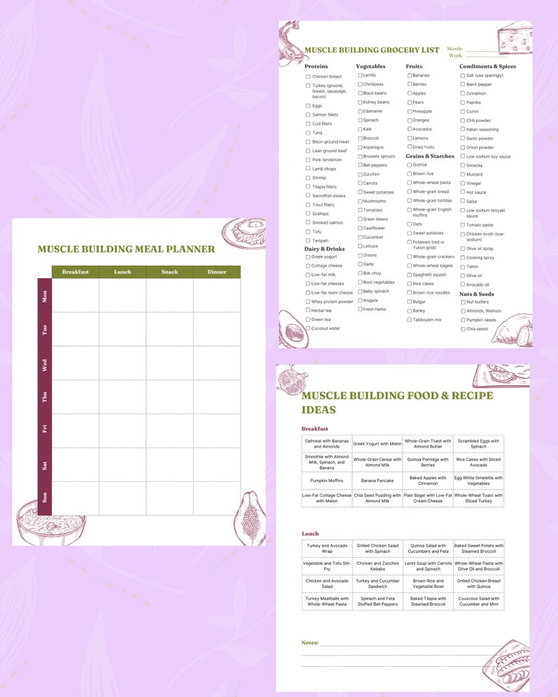 Muscle Building Foods List | Muscle Building Diet Plan | Muscle ...