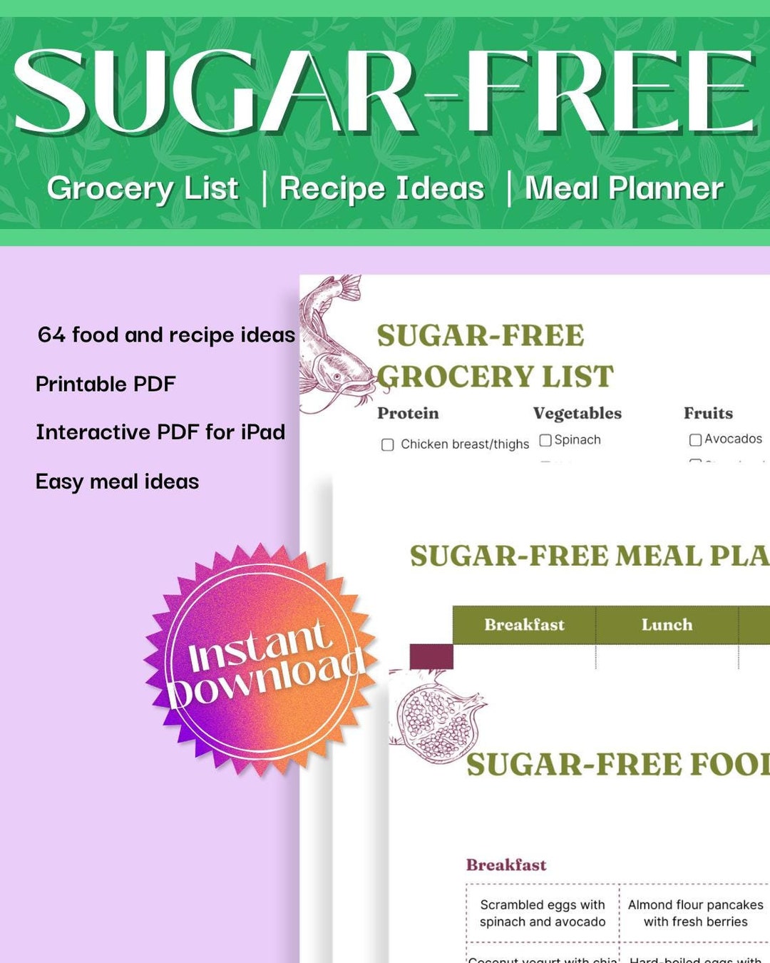 Sugar-free Foods | Sugar Free Diet Plan | Sugar-free Grocery Shopping ...
