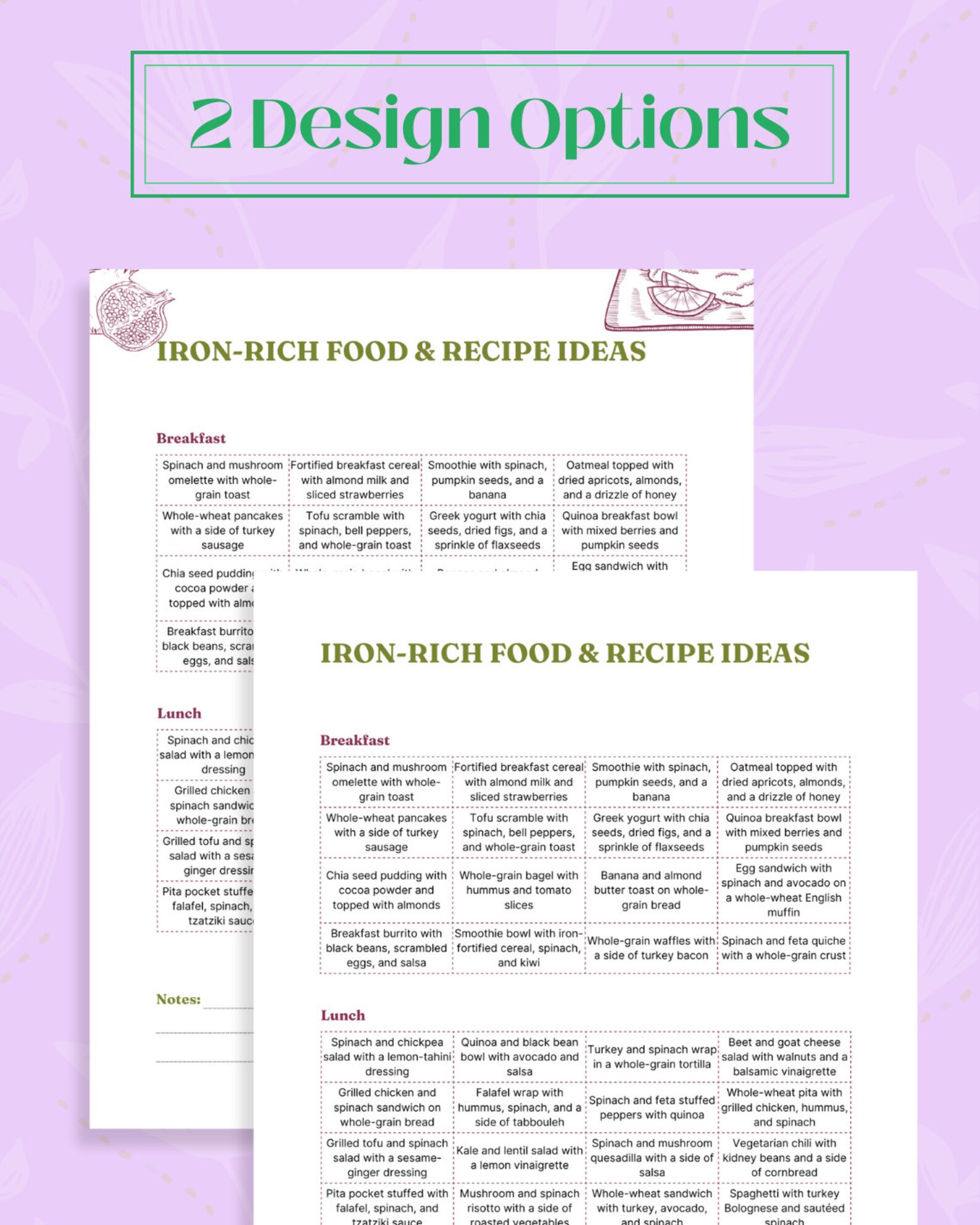 Iron Deficiency Foods | Iron Rich Food List | Iron Rich Diet | Iron ...