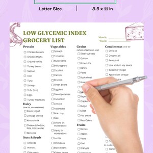Low Glycemic Index Food List | Low GI Diet Planner | Low Glycemic Index Food, Meal, Recipe Plan ...