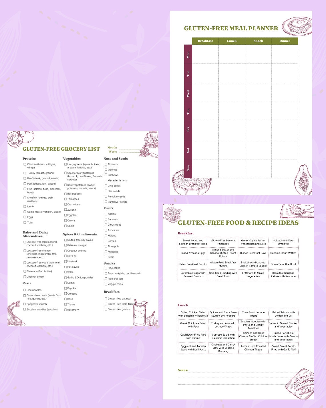 Gluten-free Food List | Gluten-free Diet Plan | Gluten-free Grocery ...