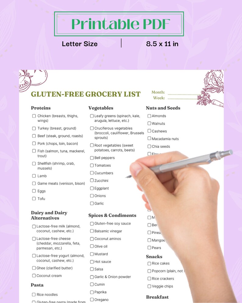 Gluten-free Food List | Gluten-free Diet Plan | Gluten-free Grocery ...