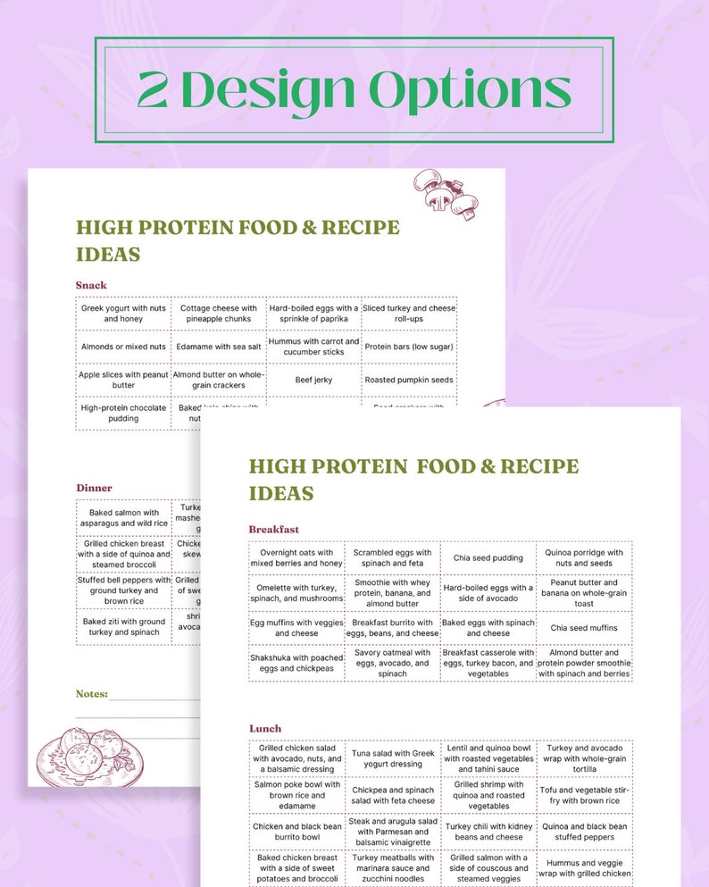 High Protein Food Ideas | High Protein Grocery List | High Protein Diet ...