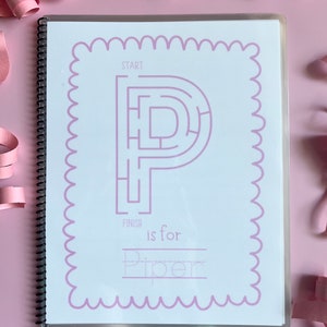 Custom Kids Name Laminated Activity Book Personalized Easter Basket ...