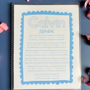 Custom Kids Name Laminated Activity Book Personalized Easter Basket ...