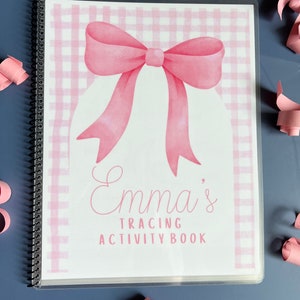 Custom Kids Name Laminated Activity Book Personalized Easter Basket ...