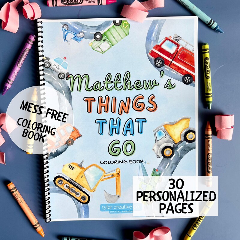 Custom Coloring Book - Etsy